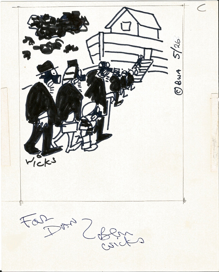 My original Ben Wicks artwork | Dan Holst Soelberg